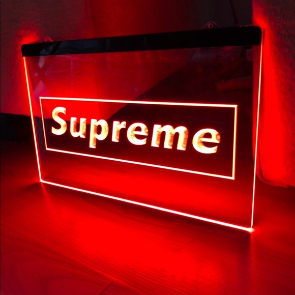 Other | Supreme Led Neon Light Sign 8x12 | Poshmark